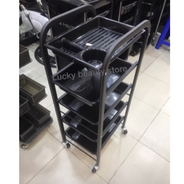 Jual 5 susun rak dorong trolley salon troli barber facial | Shopee ...
