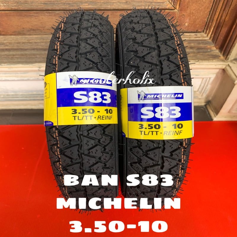 Jual Ban Tubeless michelin s83 350-10 klasik utk px sprint dkk | Shopee Indonesia