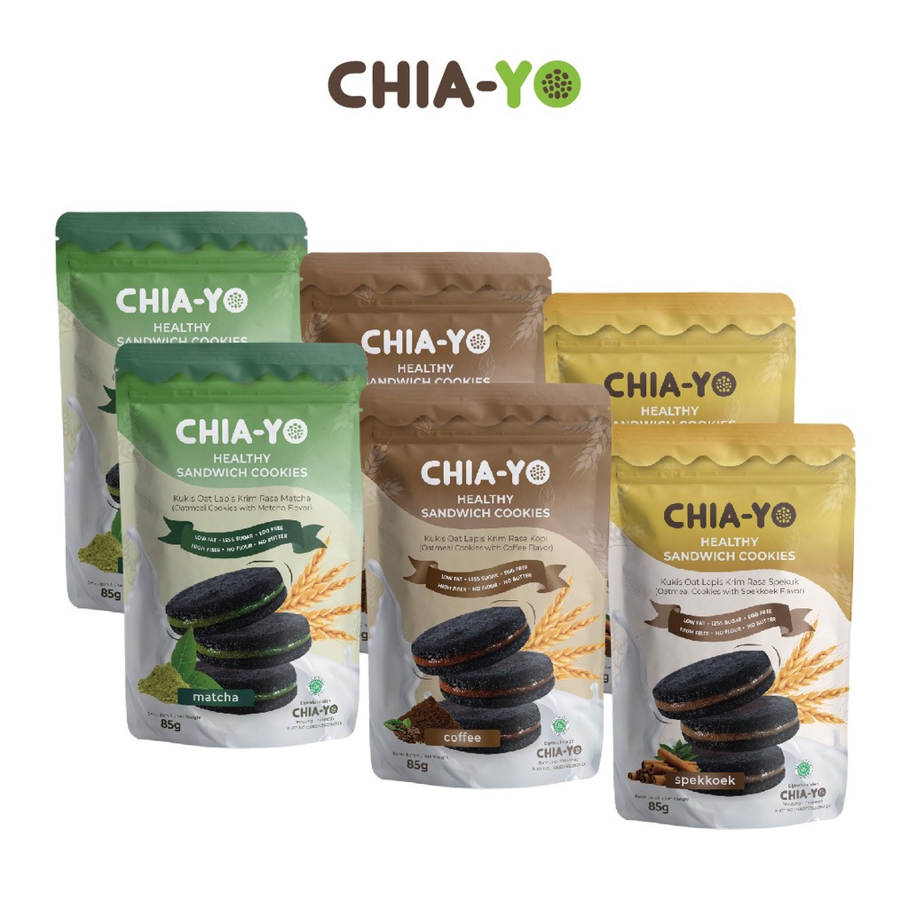 Jual Chiayo Cookies Sandwich Bundling 6pcs | Shopee Indonesia