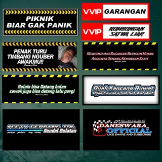 Jual Spanduk Banner kata-kata truk/bus (Bisa custom) | Shopee Indonesia