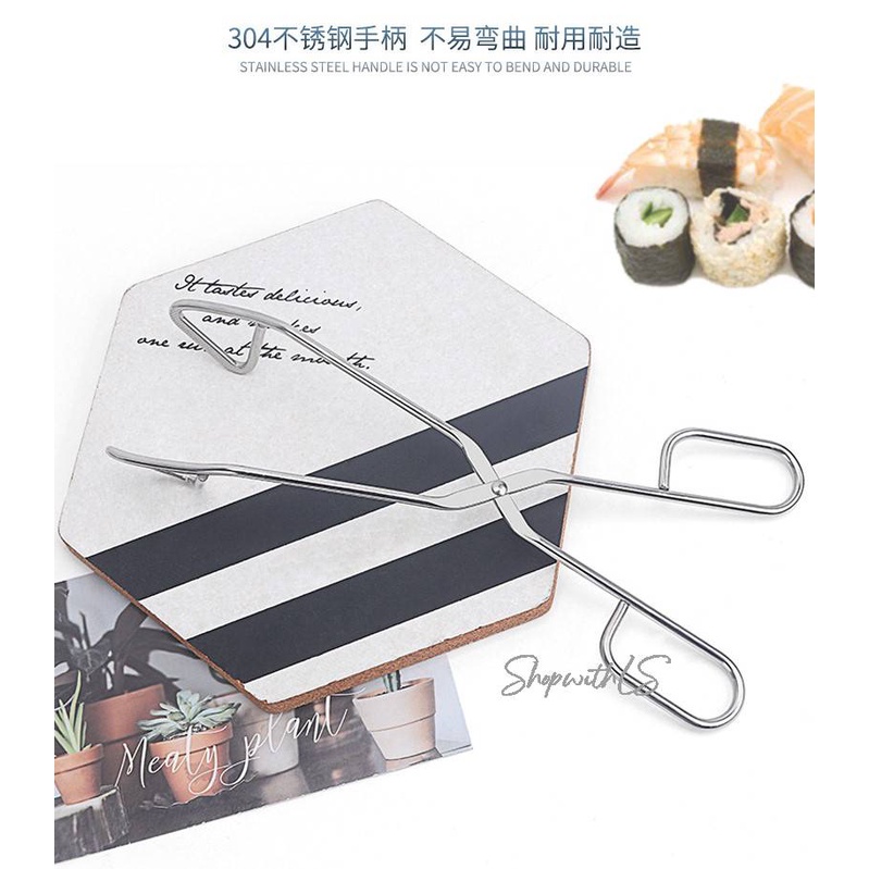Jual Korean Triangle Kitchen Tongs/Stainless Kitchen Tongs/Korean ...