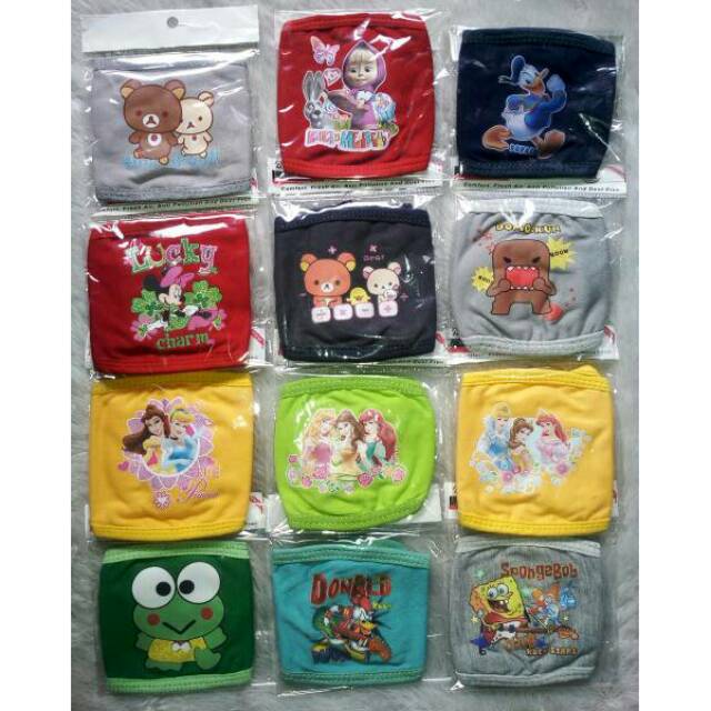 Jual Masker Karakter (Adem&halus) | Shopee Indonesia