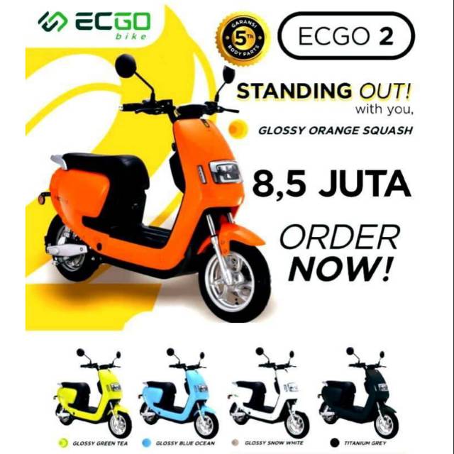 Jual Motor listrik Ecgo Bike 2 | Shopee Indonesia