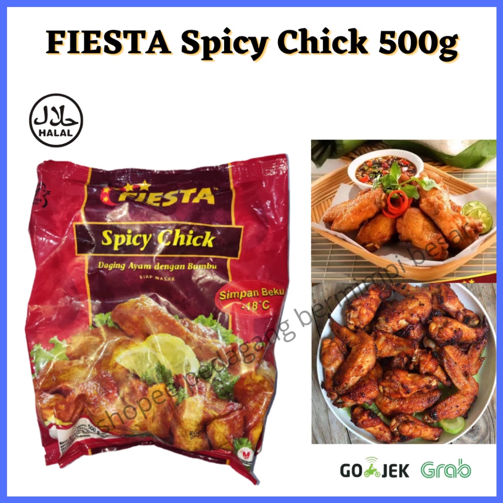 Jual FIESTA Spicy Chick 500g/ Fiesta Chicken Spicy Chick 500g | Shopee ...