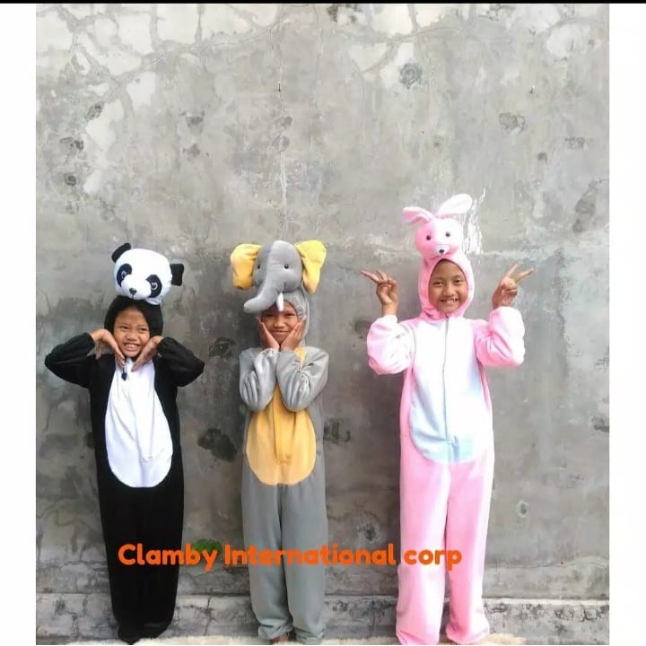 Jual Baju Kostum Badut Anak Karakter Panda, Gajah, Kelinci | Kostum ...