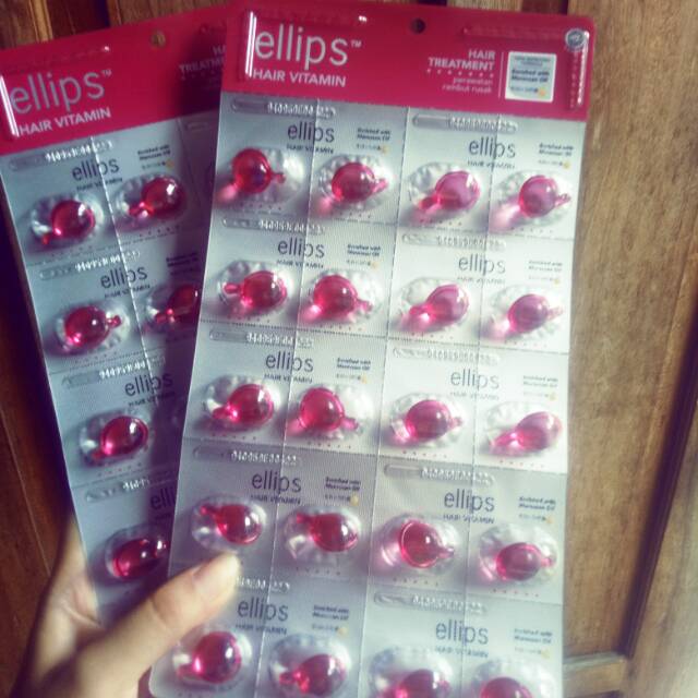 Jual TERMURAH!! ELLIPS HAIR VITAMIN KEMASAN BLISTER ISI 20pcs | Shopee ...
