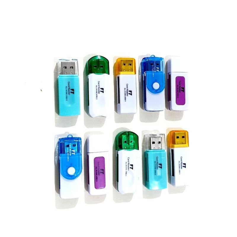 Jual A232-Card Reader Multi Universal 4 Slot Memori Usb Card Rider ...