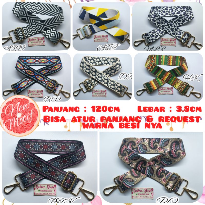 Jual (BESI SUPER TEBAL) Premium Strap bag - sling bag corak - talpan ...