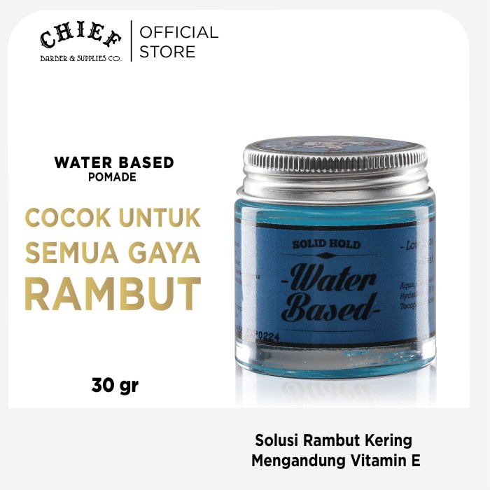 Jual CHIEF POMADE BLUE WATER BASED TRAVEL PACK ORIGINAL | Shopee Indonesia