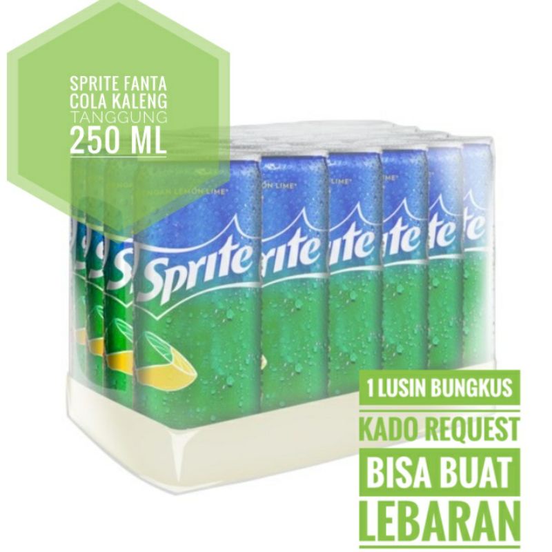 Jual Sprite minuman soda Kaleng Slim 330 ml 1 dus 24 pcs | Shopee Indonesia