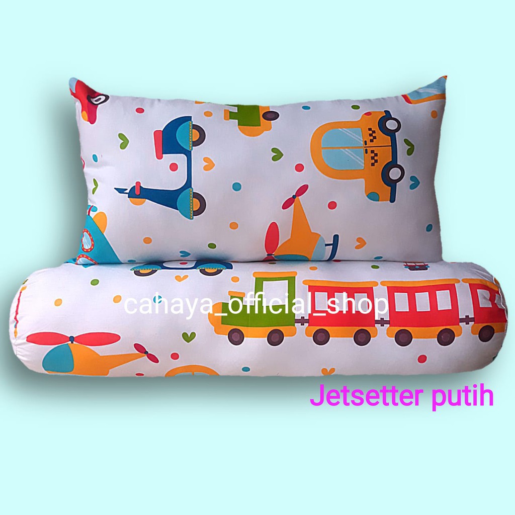 Jual 1 Set Bantal Guling Anak Motif Karakter Jettsetter Putih untuk ...