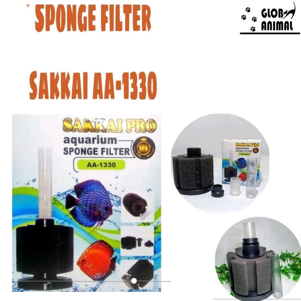 Jual SAKKAI PRO AA-1330 BIOFOAM BIO FOAM AQUARIUM SPONGE FILTER ...