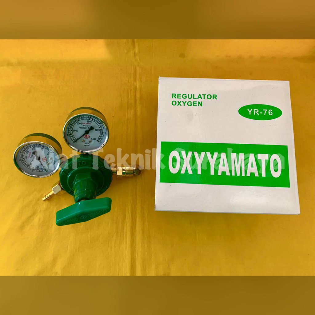 Jual REGULATOR YAMATO OXY OXYGEN YR-76 LAS TABUNG GAS OKSIGEN WELDING | Shopee Indonesia