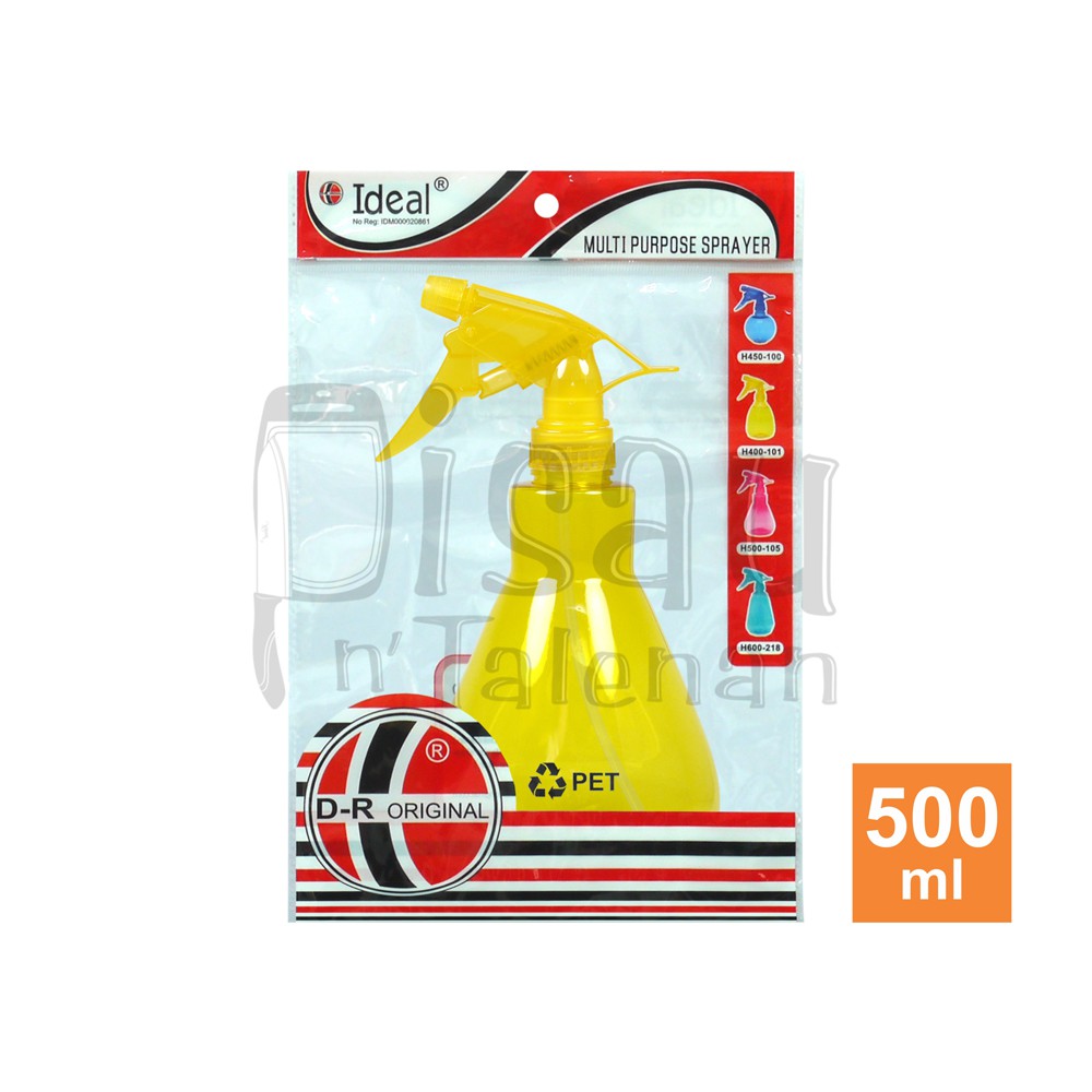 Jual IDEAL H500-105 Semprotan Air 500 ml (Hand Sprayer) Kuning | Shopee ...