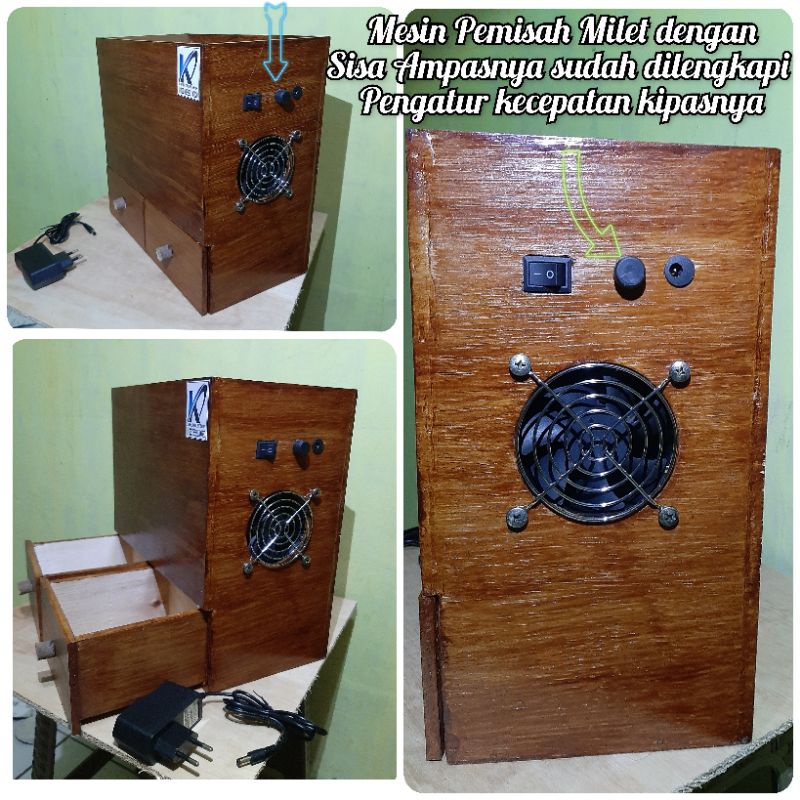 Jual Mesin pemisah milet putih dan sisa ampasnya siap pakai | Shopee ...