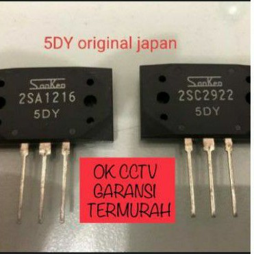 Jual transistor sanken 2SA1216 2SC2922 5DY ORIGINAL | Shopee Indonesia