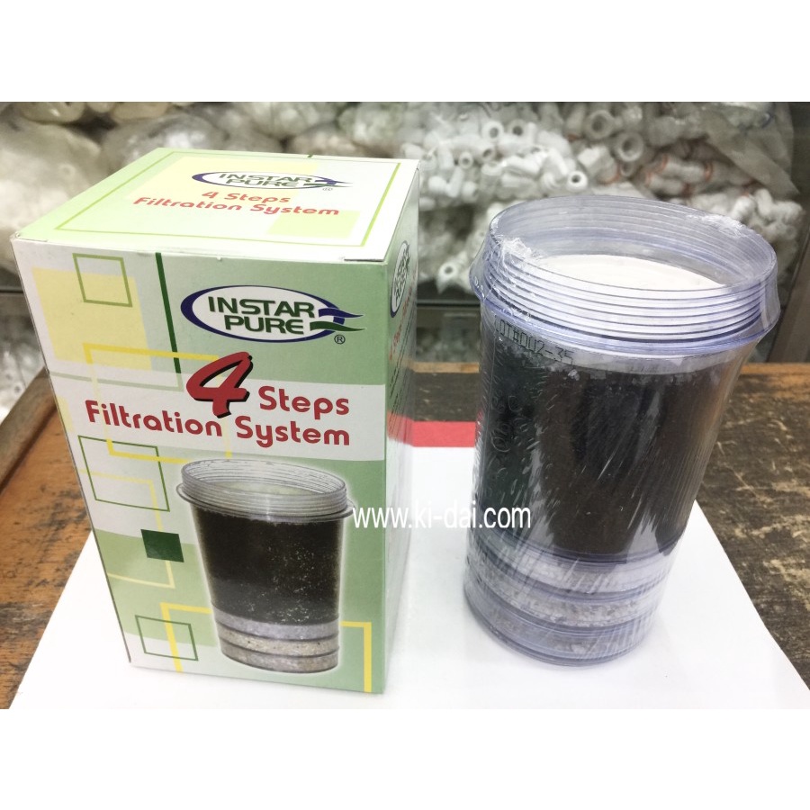 Jual carbon mineral water pot 4 step filter | Shopee Indonesia