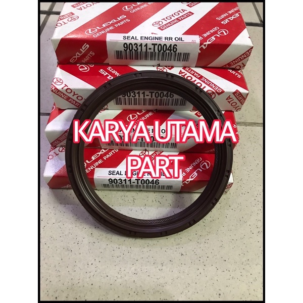 Jual Seal as kruk/seal crankshaft belakang toyota hilux/fortuner/innova diesel 2KD 90311-T0046 ...