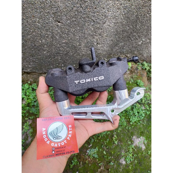Jual Kaliper Tokico 4 piston Caliper Tokico CB600 ZX10R kanan pnp ninja R/RR | Shopee Indonesia