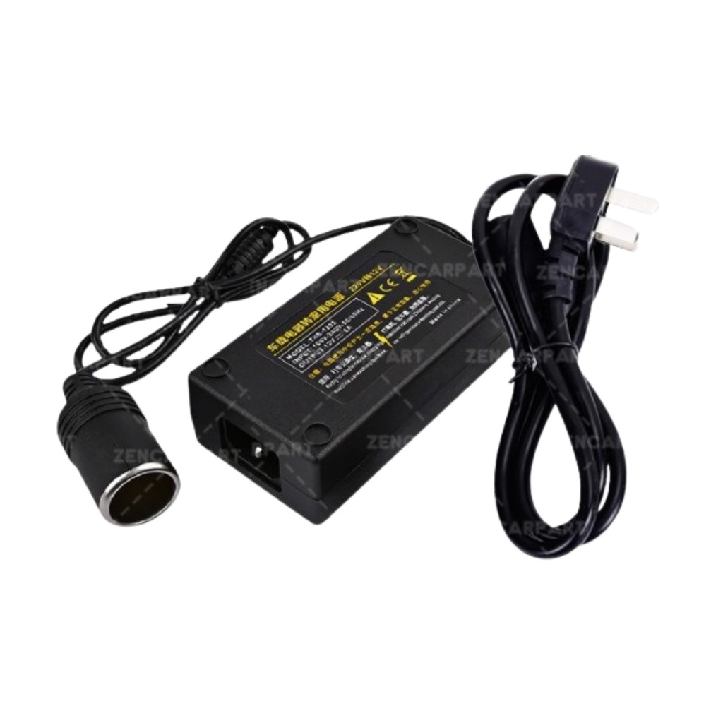 Jual Adaptor Ac to Dc 12V Ac ke DC Lighter Socket Converter Konverter ...