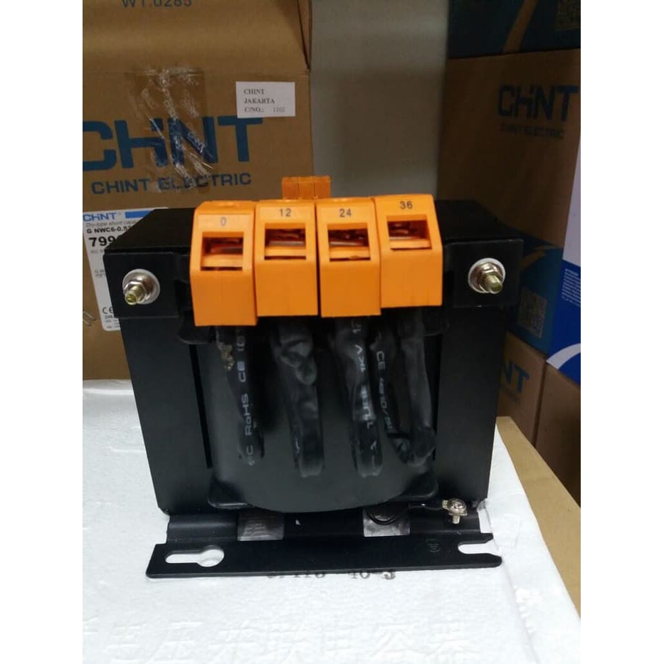 Jual Chint Transformer Trafo Step Down 250VA In 380V 220V Out 36V 24V 12V | Shopee Indonesia