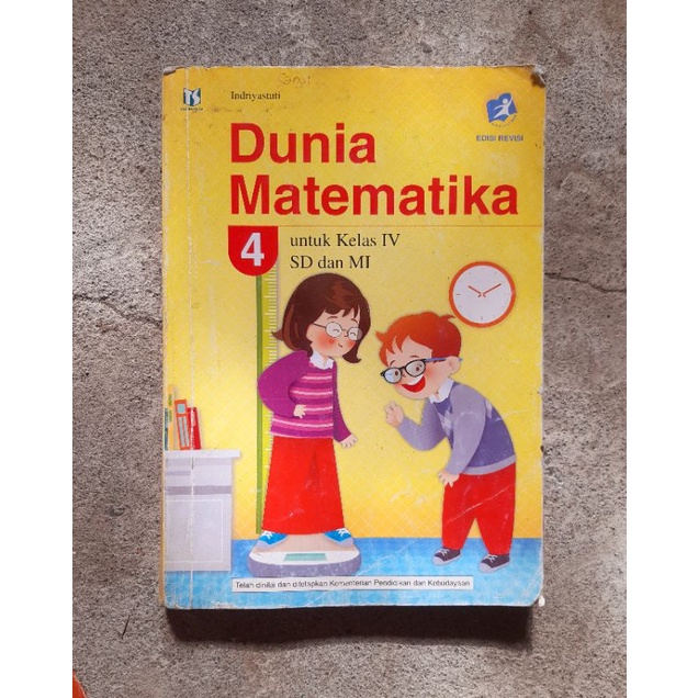 Jual buku Paket Dunia Matematika Sd Kelas 4 Edisi Revisi kurikulum 13 ...