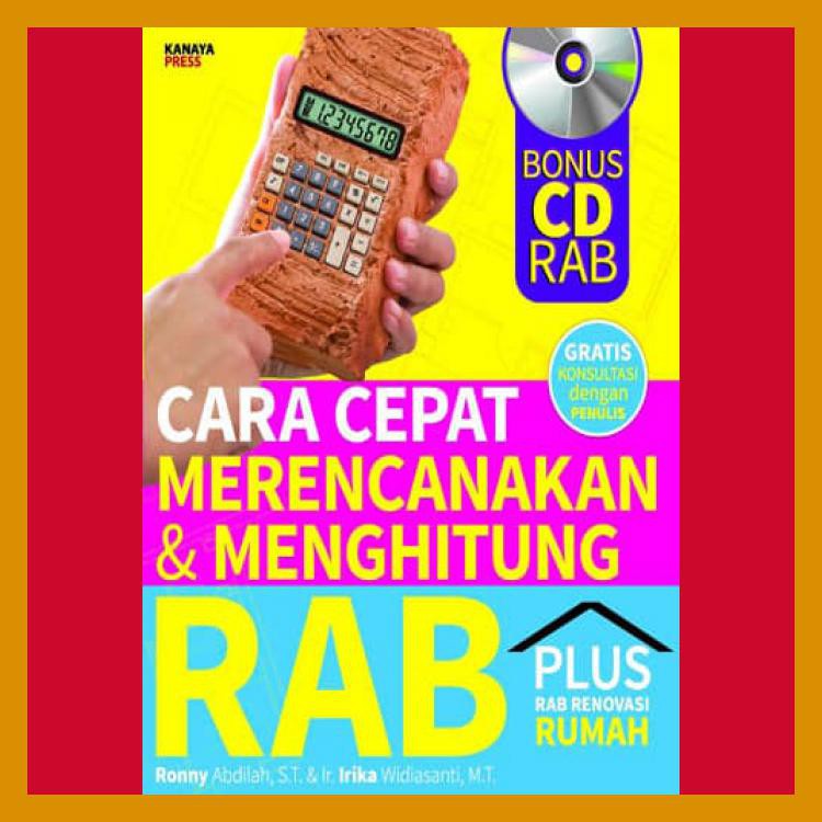 Jual BUKU CARA CEPAT MERENCANAKAN DAN MENGHITUNG RAB + CD | Shopee ...
