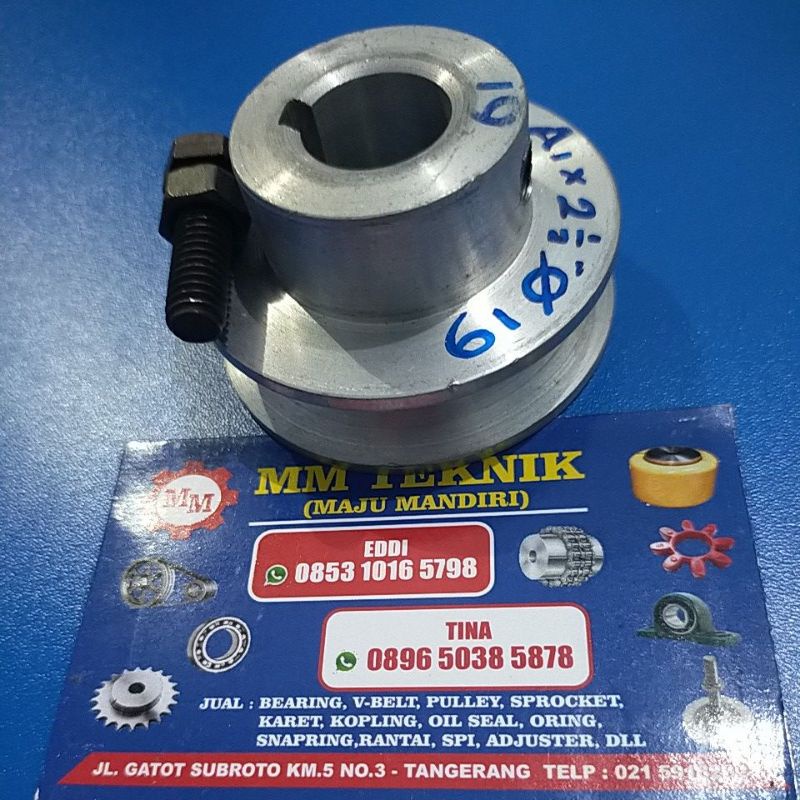 Jual Pully A1 x 2,5 inchi AS 0, 8, 10, 12, 14, 15, 16, 17, 18, 19, 20 ...