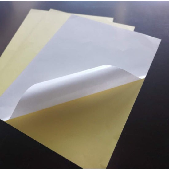 Jual Kertas Stiker Sticker HVS Chromo Vinyl Bontac Gloss Doff ...