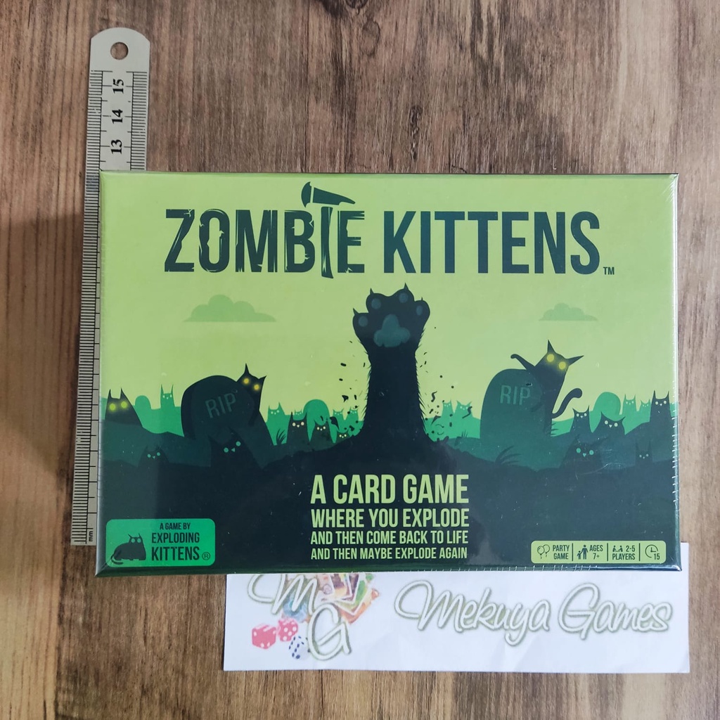 Jual Zombie Kittens Card Game Kartu Exploding Kittens Push Your Luck ...