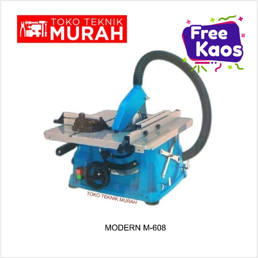 Jual Modern M-608 Mesin Table Saw 8 Inch Meja Gergaji Potong Kayu M608 ...
