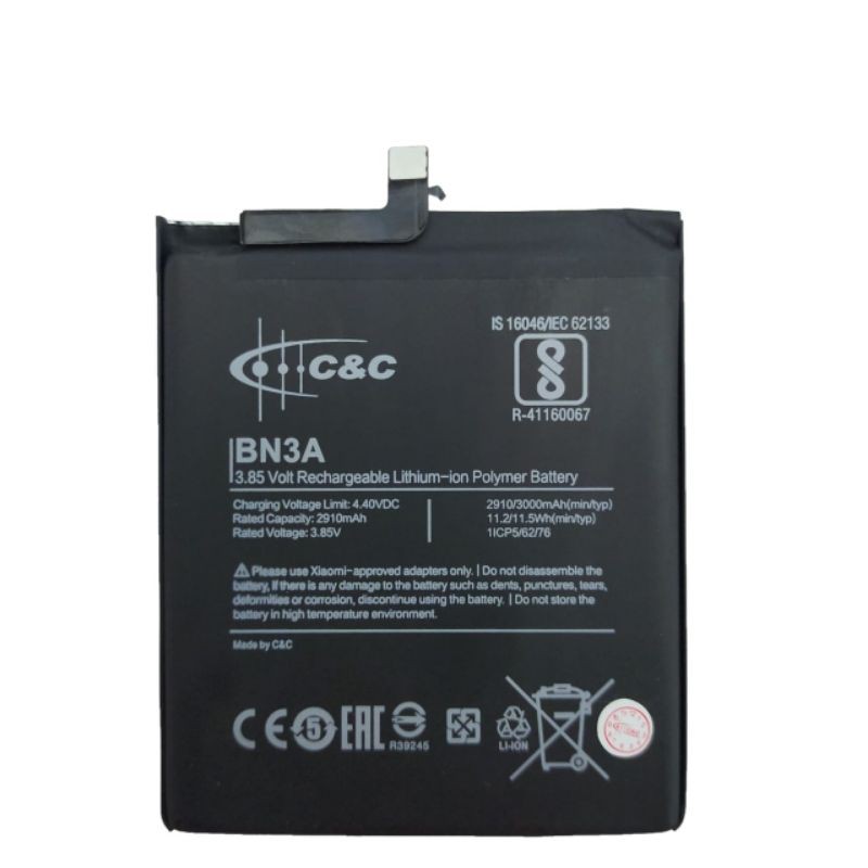 Jual (TWS) Batre Battery Xiaomi Redmi Go BN3A Merk C&C | Shopee Indonesia