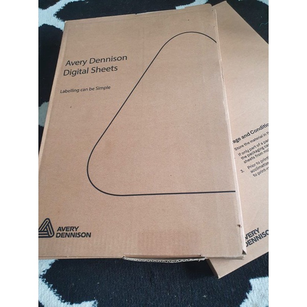 Jual fasson sticker label avery Dennison stiker Vinyl A3+ -Repack ...