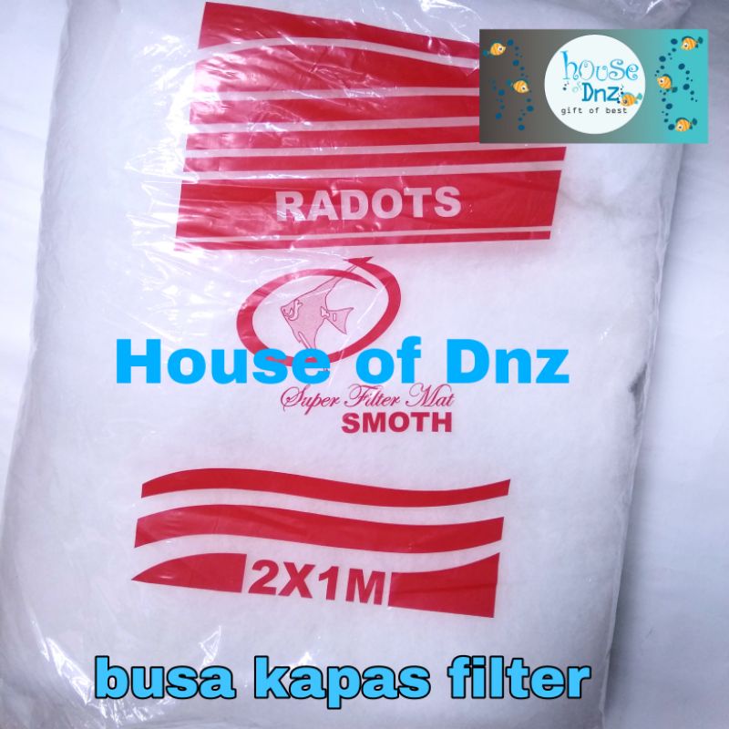 Jual Busa Filter Besar Kolam Ikan 2 x 1 Meter Kapas Dakron Aquarium ...