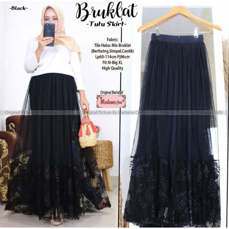 Jual Rok Tutu Renda Brokat Dewasa / Tutu Brokat Panjang / Tutu Brokat ...