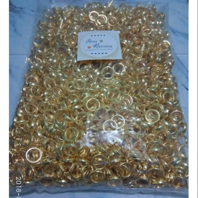 Jual Ring Pandora Bulat Gold 1 pon | Shopee Indonesia