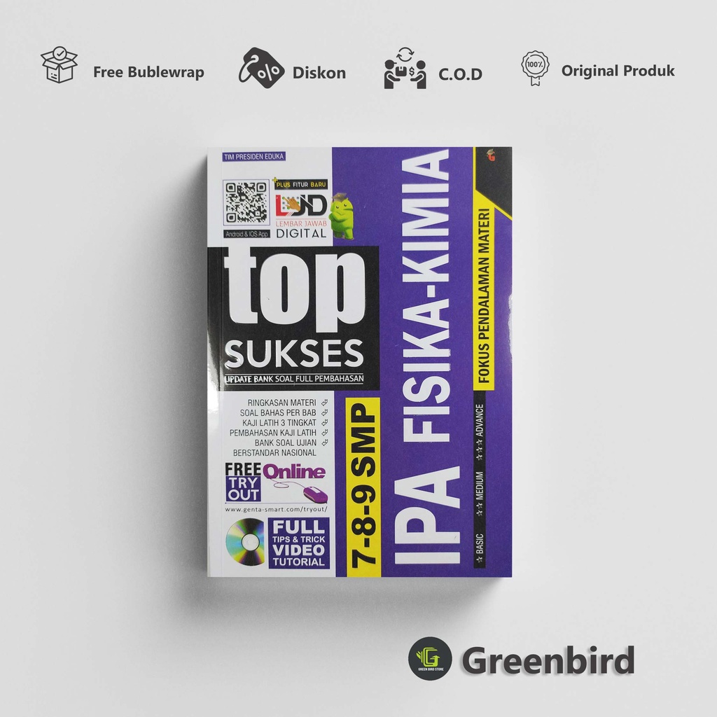 Jual BUKU Sekolah : TOP SUKSES UPDATE BANK SOAL FULL PEMBAHASAN IPA ...