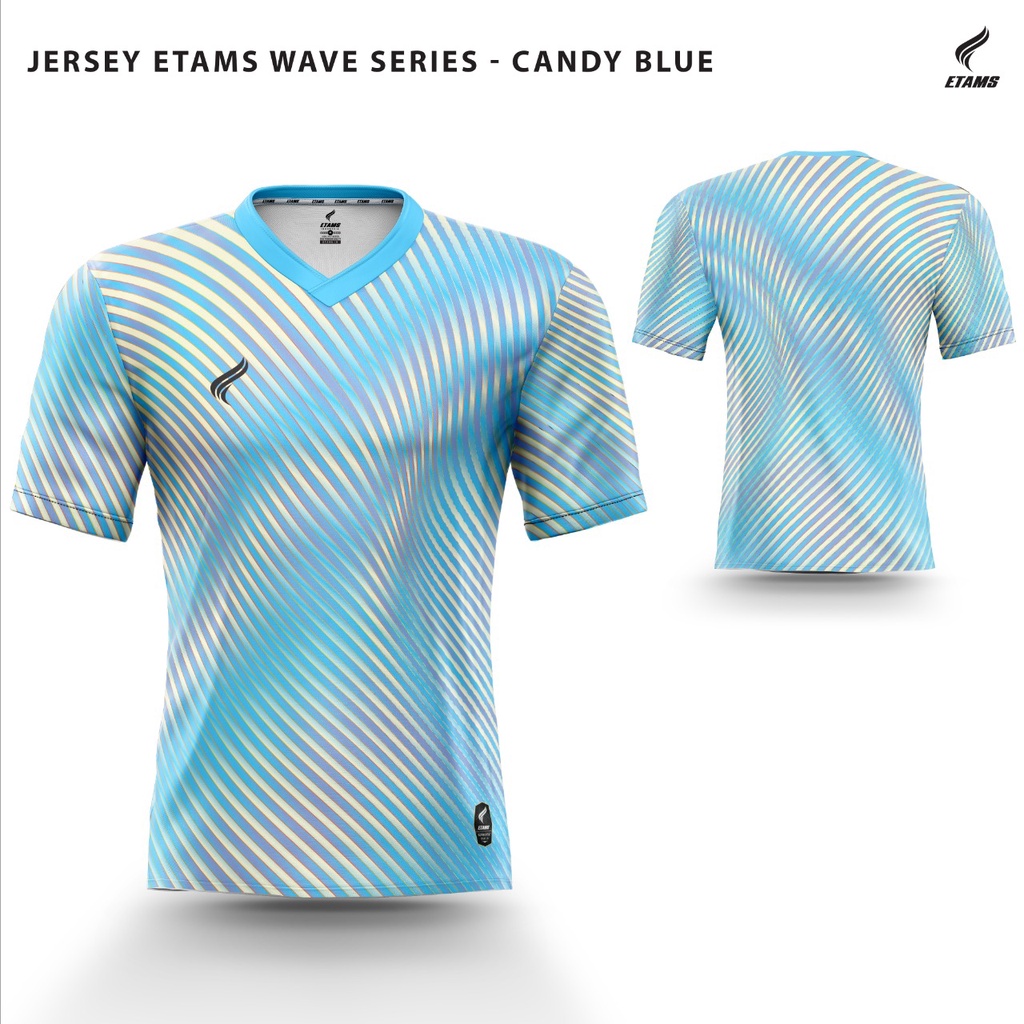 Jual JERSEY ETAMS WAVE SERIES - CANDY BLUE | Shopee Indonesia