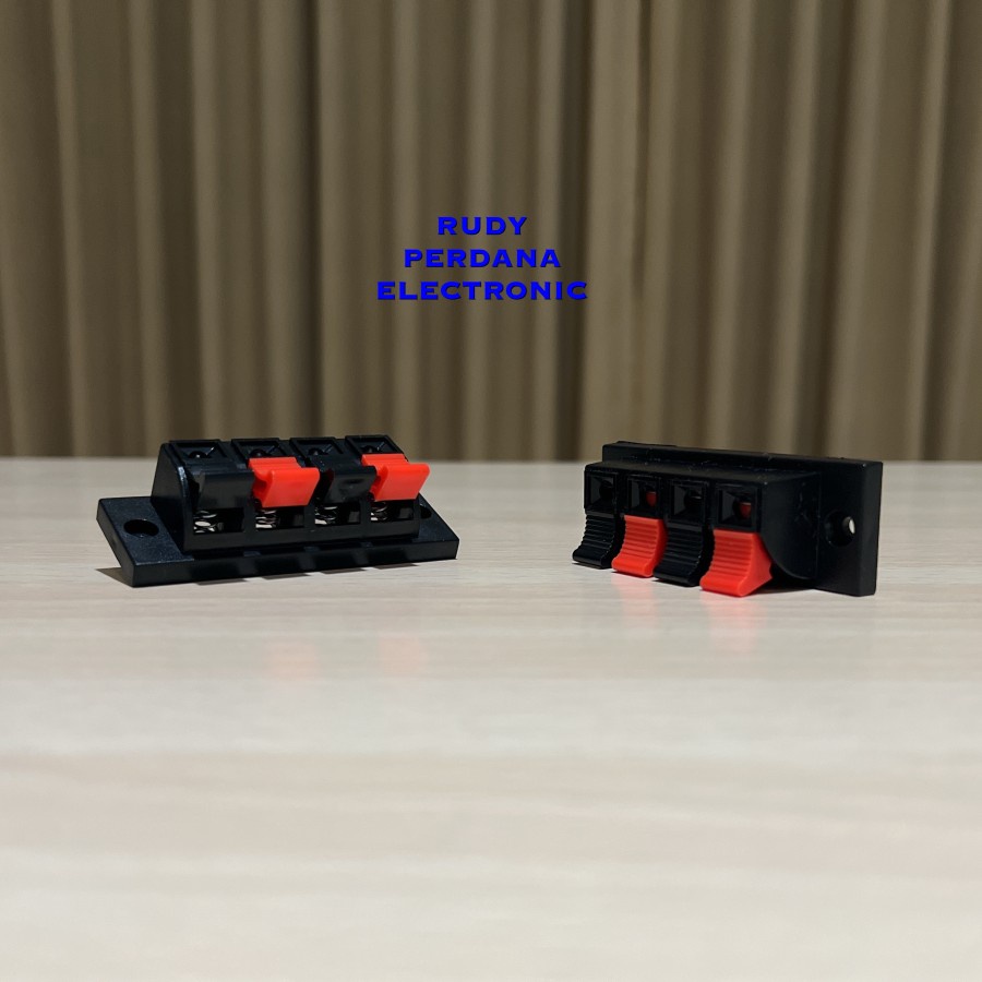 Jual TERMINAL SPEAKER JEPIT 4 PIN 4P SEGI KOTAK BESAR | Shopee Indonesia