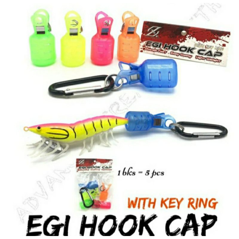 Jual AXZ EGI HOOK CAP WITH KEY RING | Shopee Indonesia