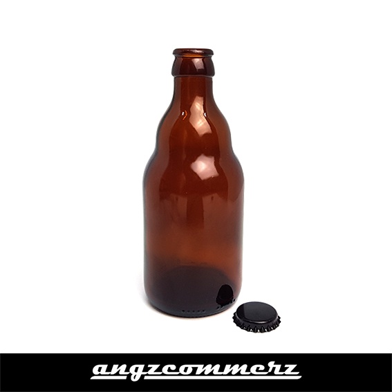 Jual Botol Kaca Minuman Soda Tebal Kempyeng Bottle Glass Crown Cap 330 ...