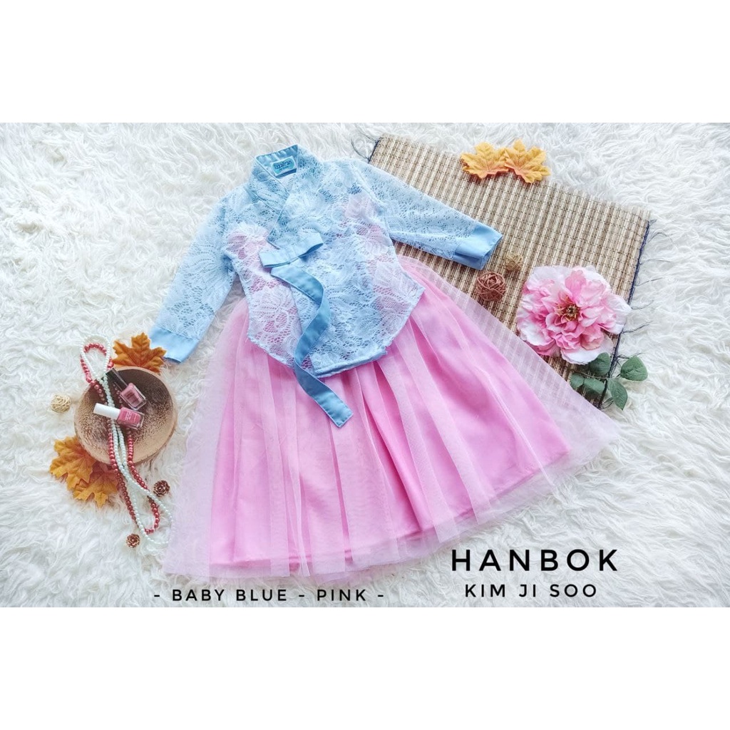 Jual HANBOK KIM JI SOO/HANBOK BROKAT KOREA/HANBOK DRAKOR/HANBOK MODEL ...