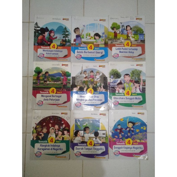 Jual ORIGINAL BUKU TEMATIK 4 TEMA 1 2 3 4 5 6 7 8 9 UNTUK KELAS 4 SD DAN MI - PLATINUM | Shopee ...