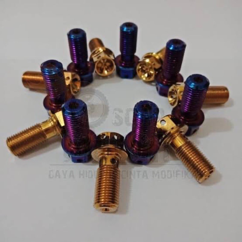 Jual Baut Probolt Kaliper Selang Rem Depan Dan Belakang Honda Yamaha Untuk Kaliper Nisn Bremb ...