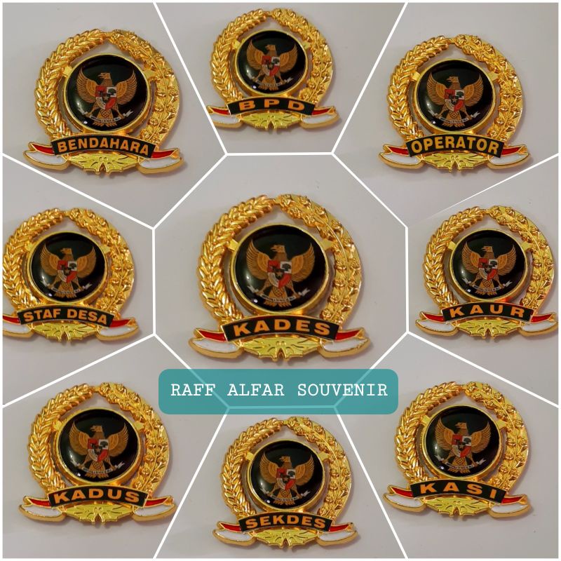 Jual PIN PERANGKAT DESA MODEL PADI KAPAS MAGNET | Shopee Indonesia