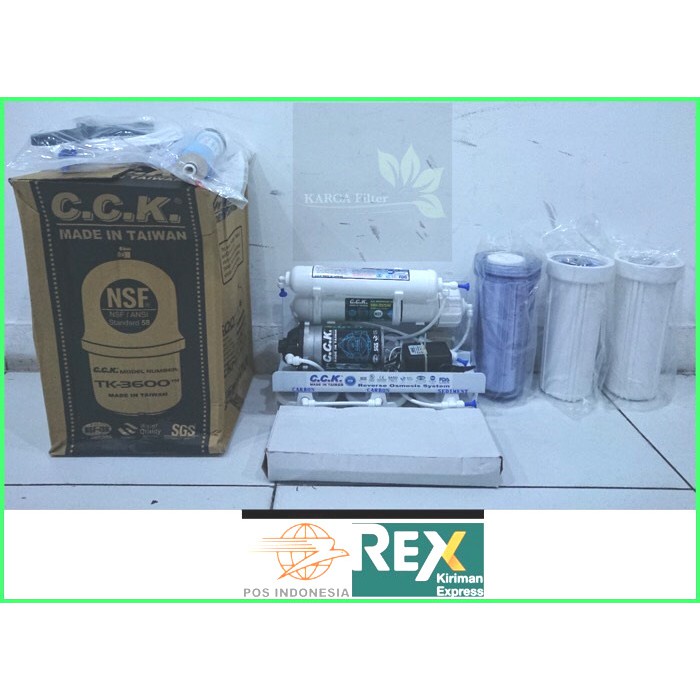 Jual MESIN AIR SIAP MINUM RO REVERSE OSMOSIS 50 GPD MERK CCK | Shopee Indonesia