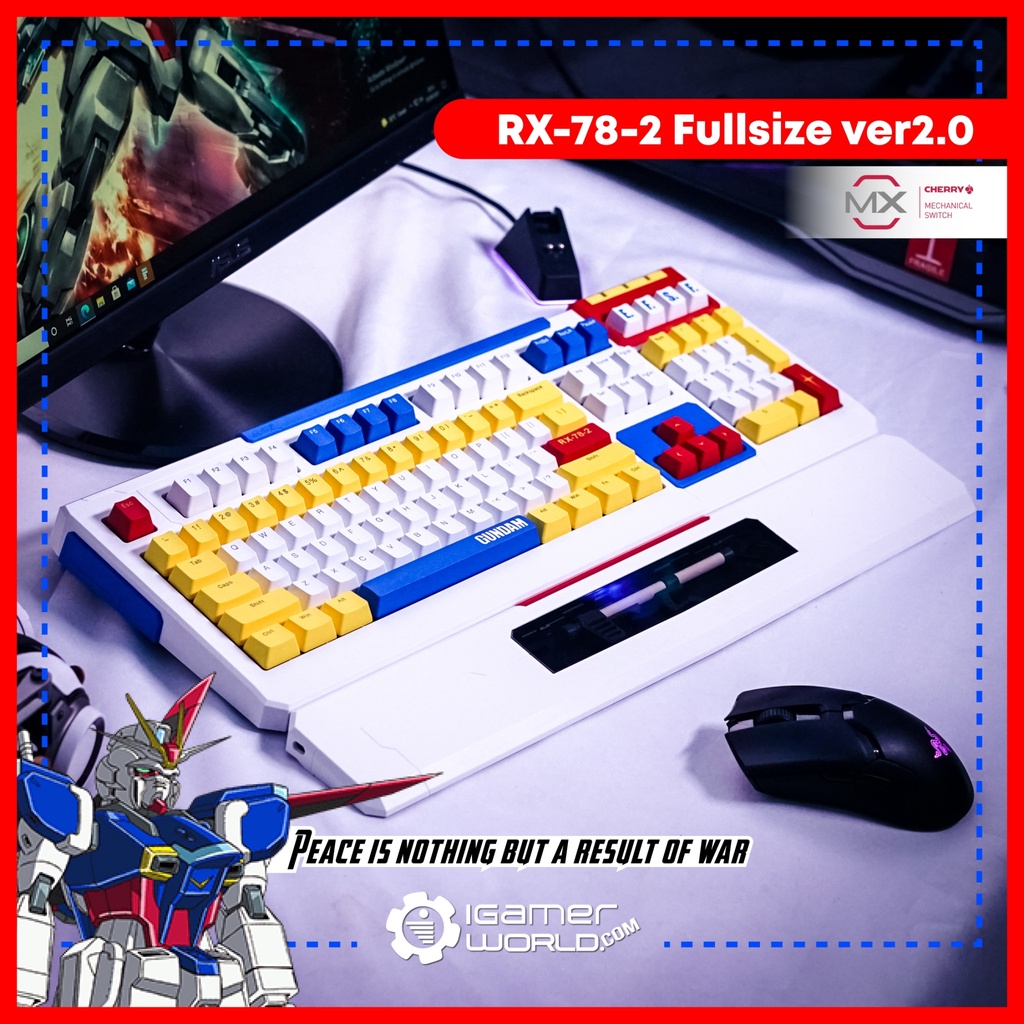 Jual iKBC GUNDAM RX-78-2 Fullsize ver2.0 Mechanical Gaming Keyboard ...