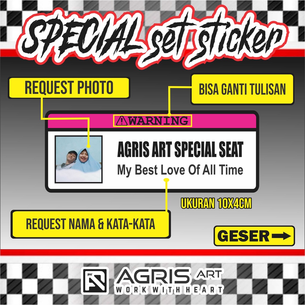 Jual sticker stiker SPECIAL SET CUSTOM REQUEST SUKA SUKA bisa ganti ...