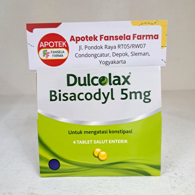Jual Dulcolax tablet isi 4 melancarkan bab atau sulit bab konstipasi ...