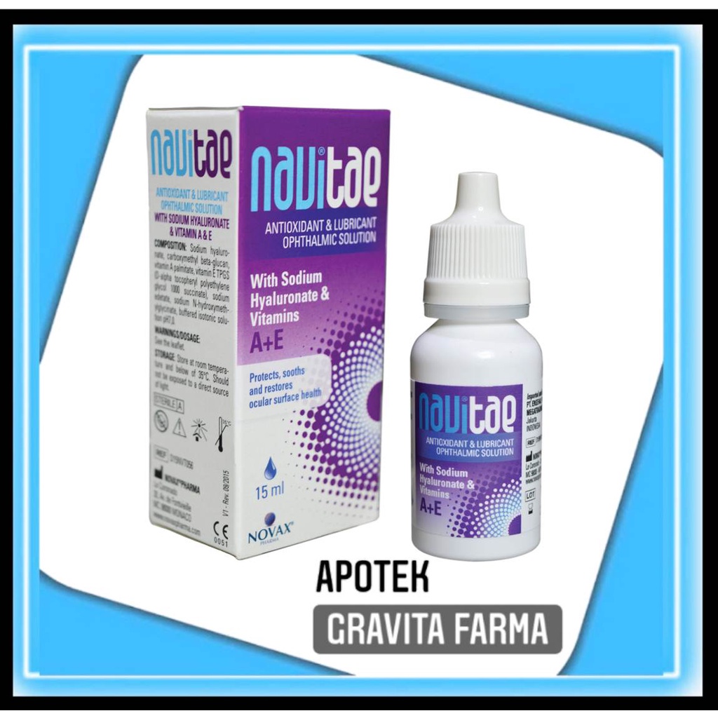 Jual Navitae Eye Drop 15 mL - vitamin tetes mata | Shopee Indonesia